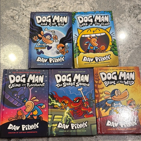 Other | Dog Man Book Set By Dav Pilkey | Poshmark
